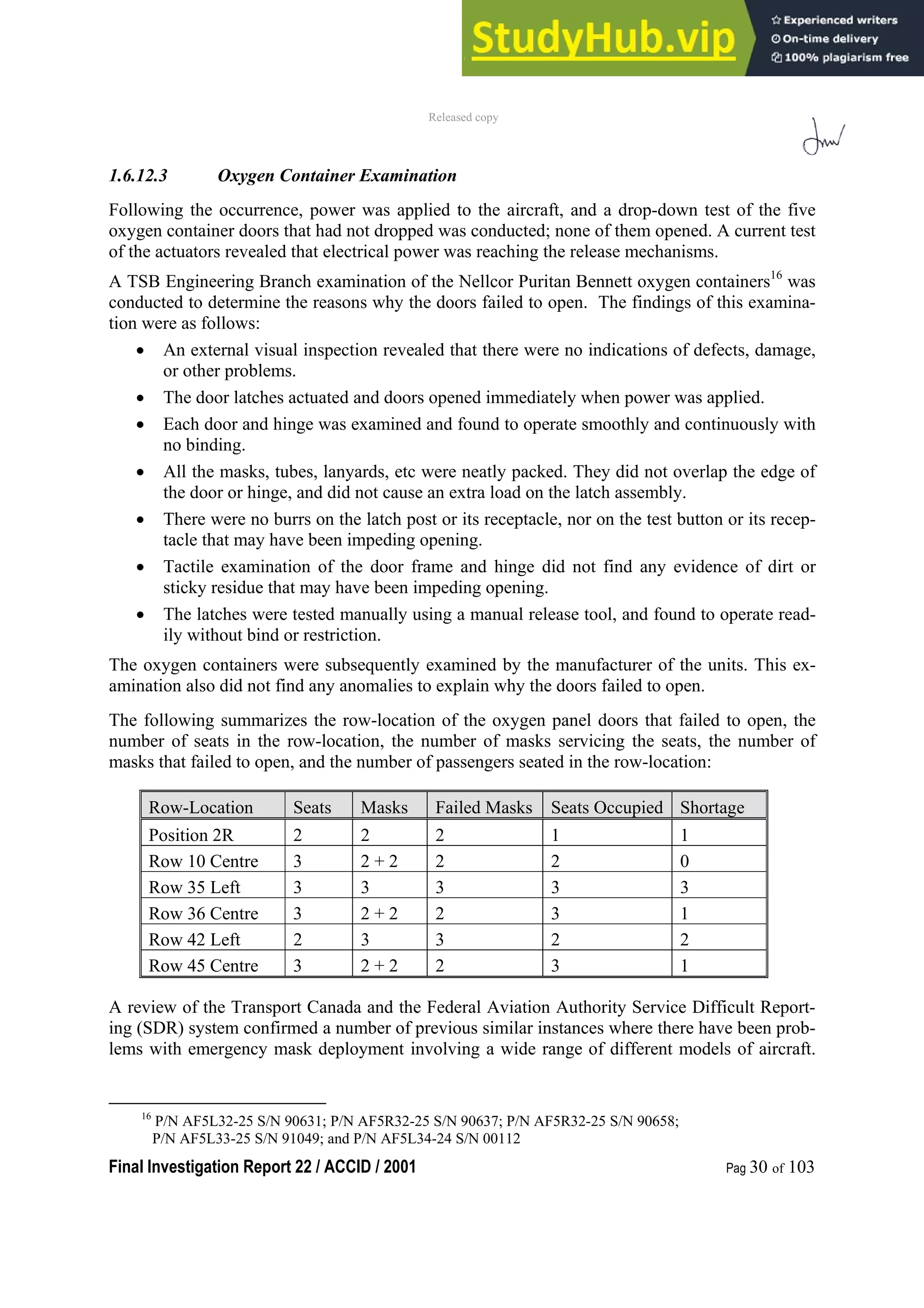 Accident Investigation Final Report Air Transat Flight 236 | PDF