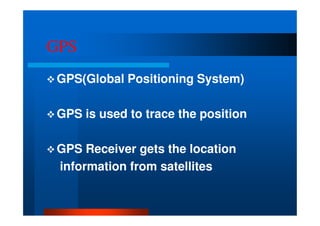 Accident messaging system using GPS,GSM and MEMS | PDF