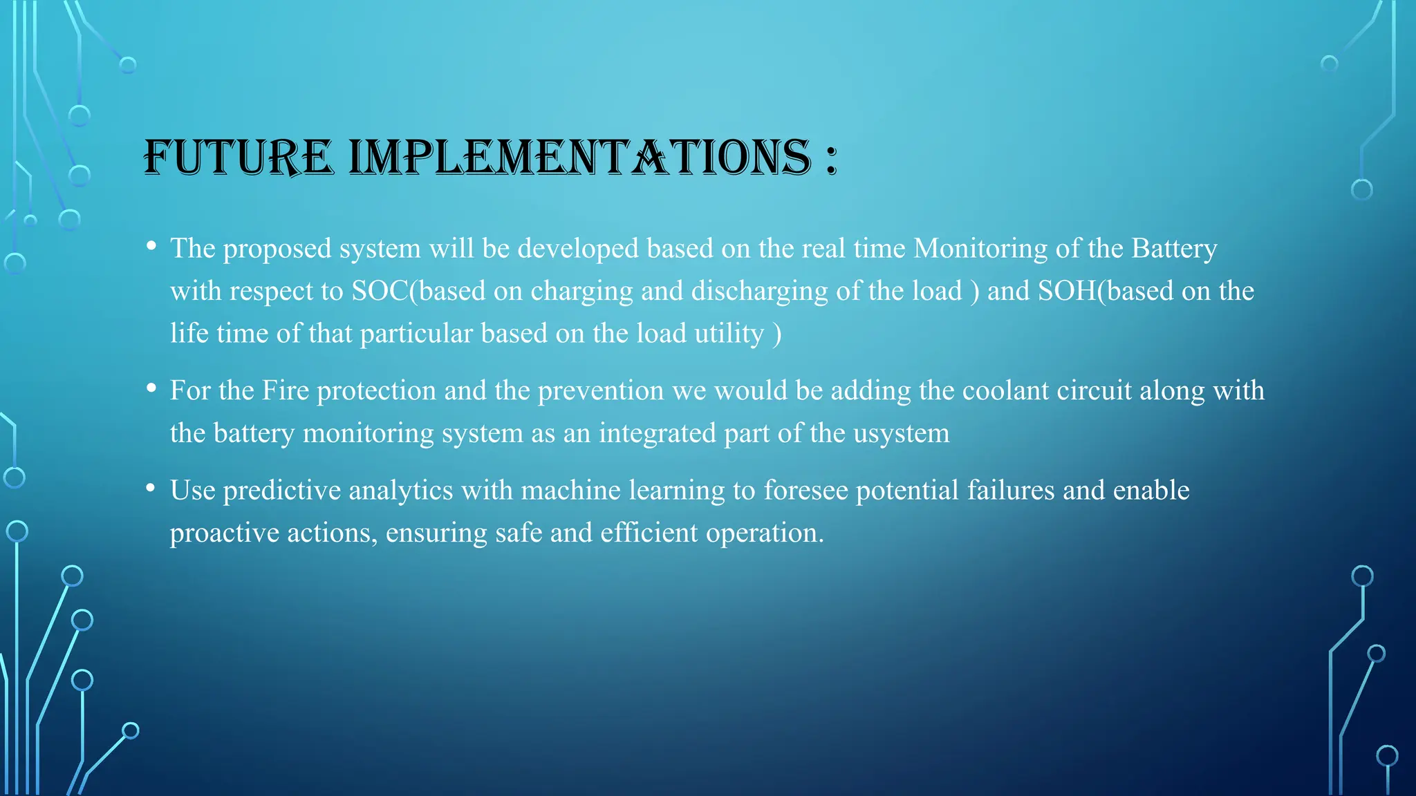 Integrated ev bms for charging and fire safety | PPTX