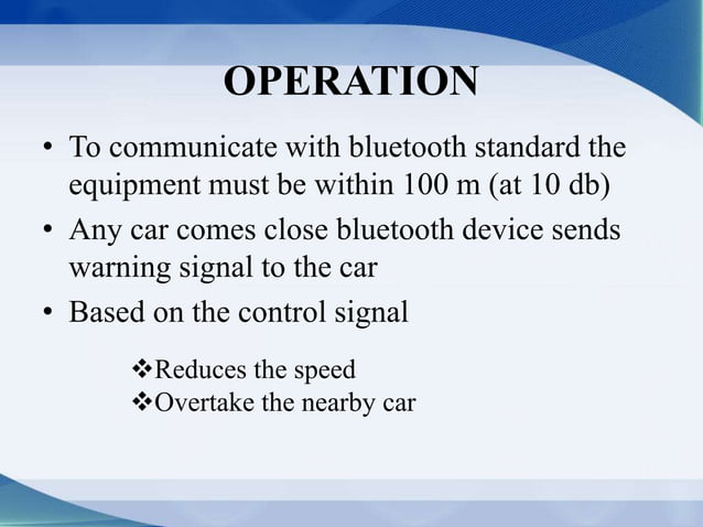 Accident prevention using bluetooth tech and eye blink sensor | PPT