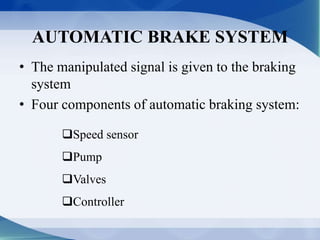 Accident prevention using bluetooth tech and eye blink sensor | PPT