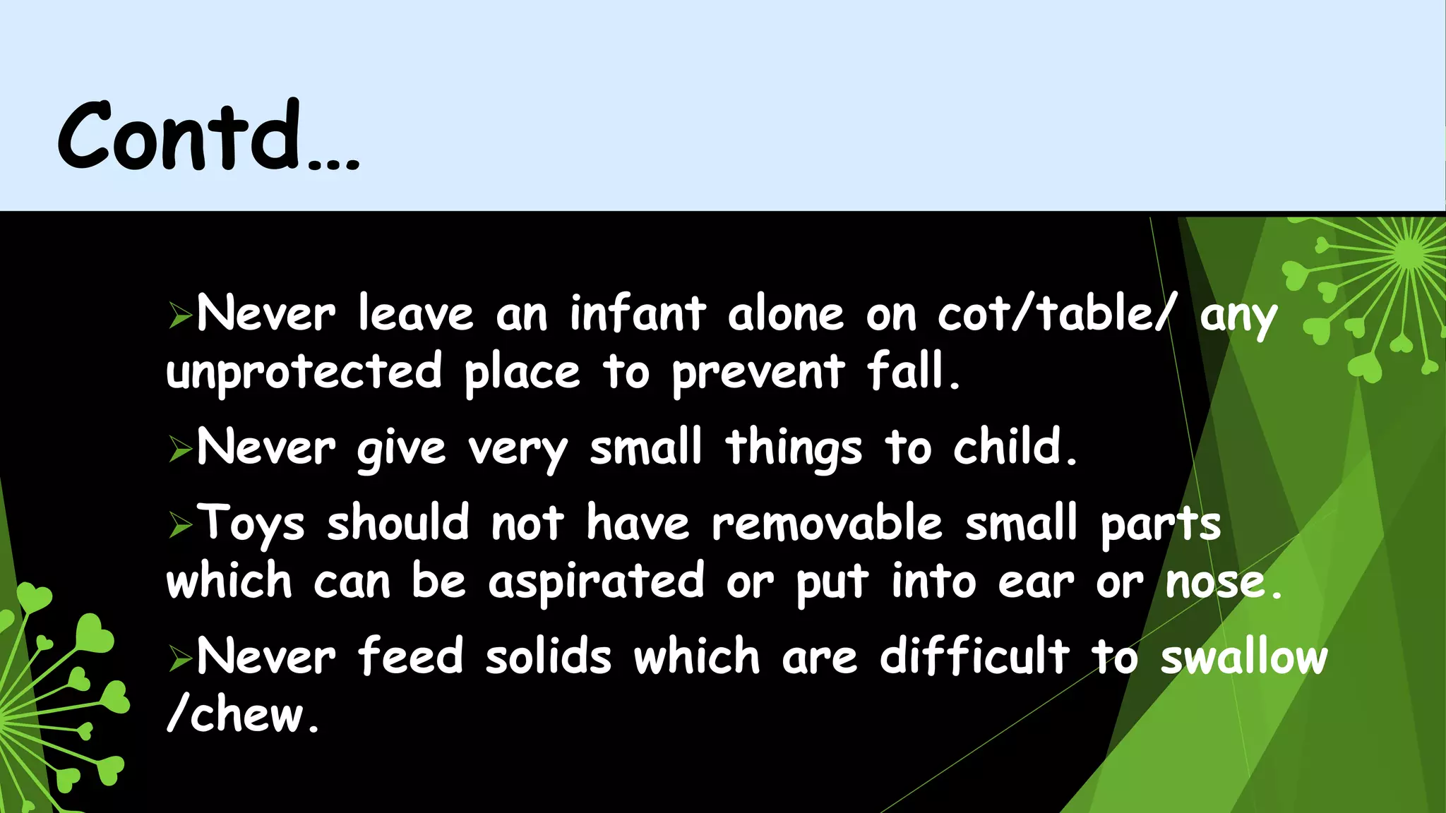 Accident prevention in children | PPTX