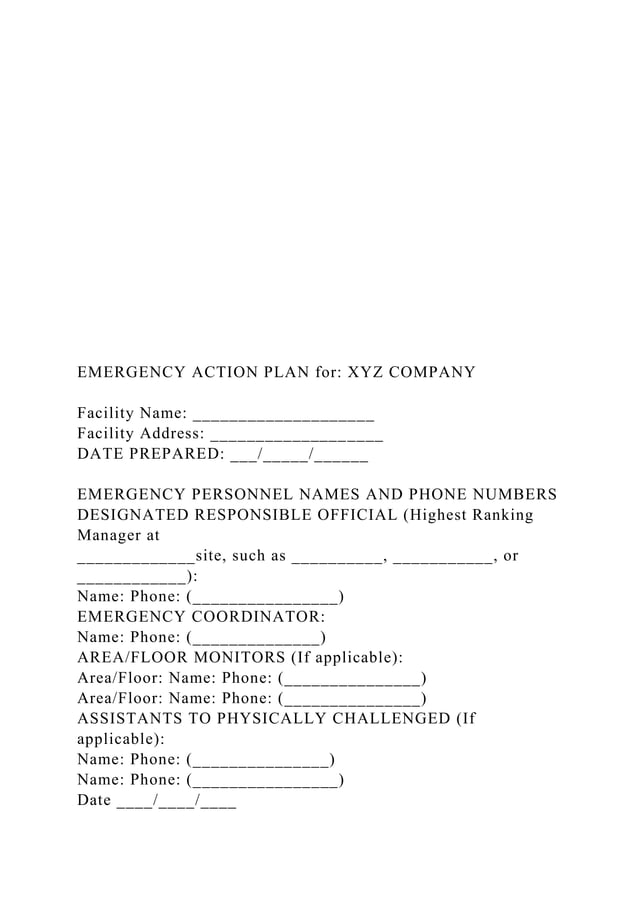 Accident Prevention Plan(Sami Al.docx | Human Resources | Business