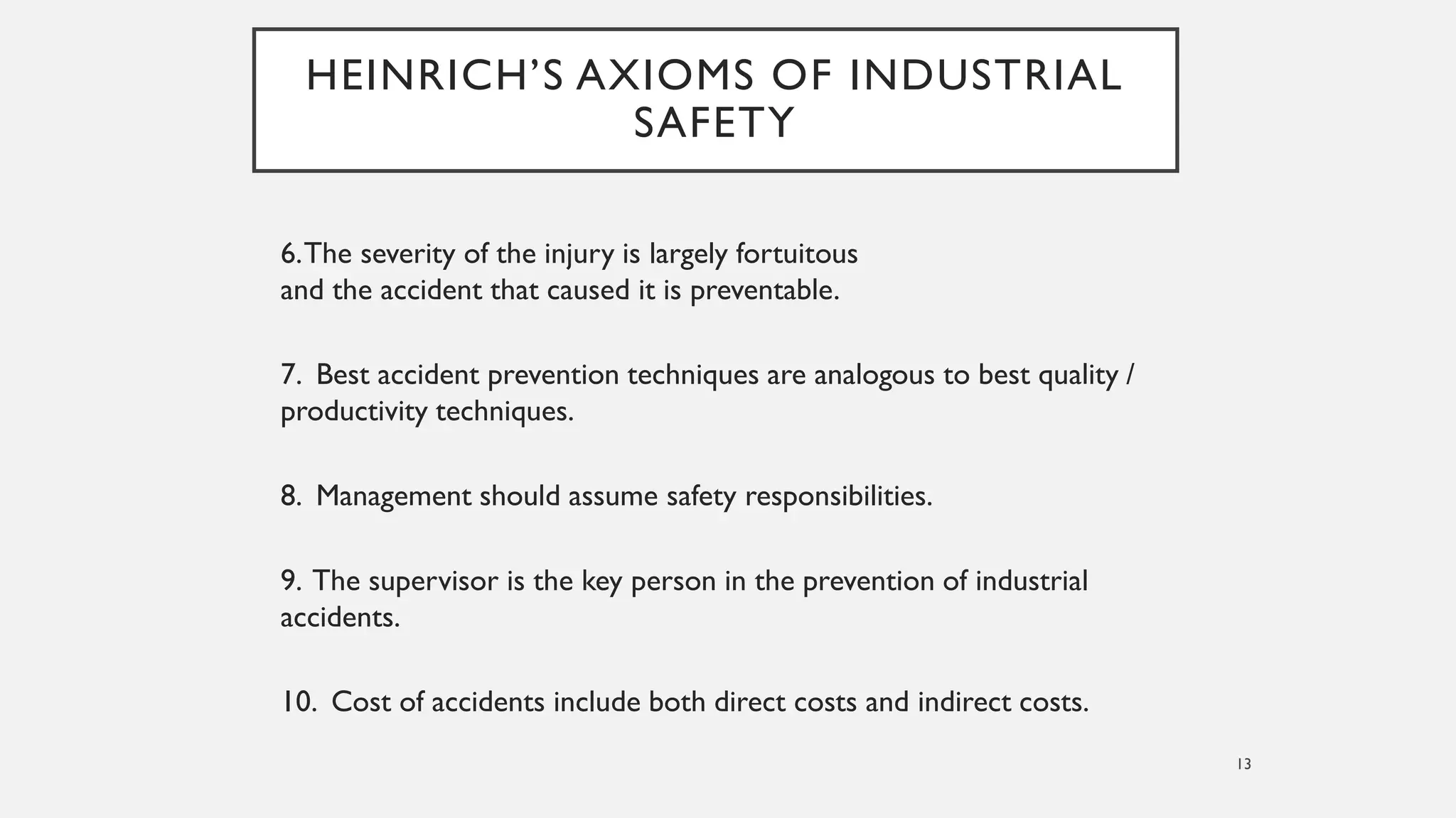 Accident prevention theories & Risk management | PDF