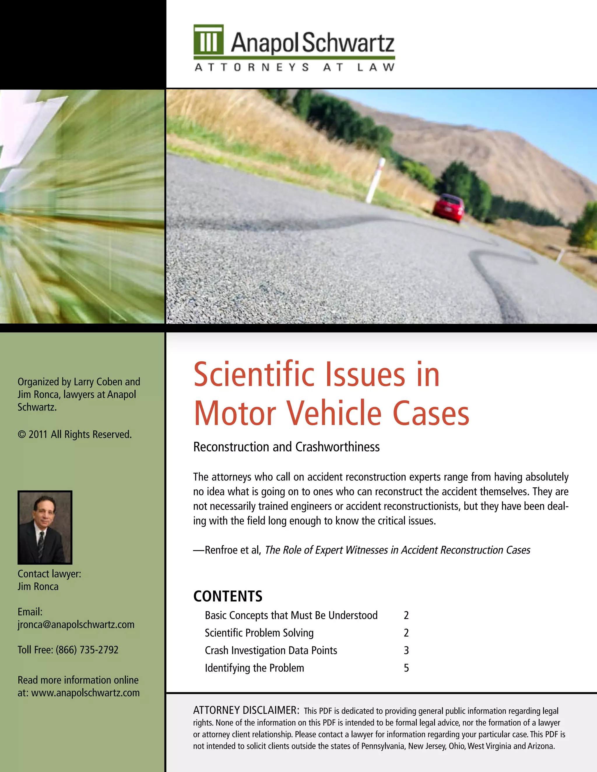 Accident reconstruction | PDF