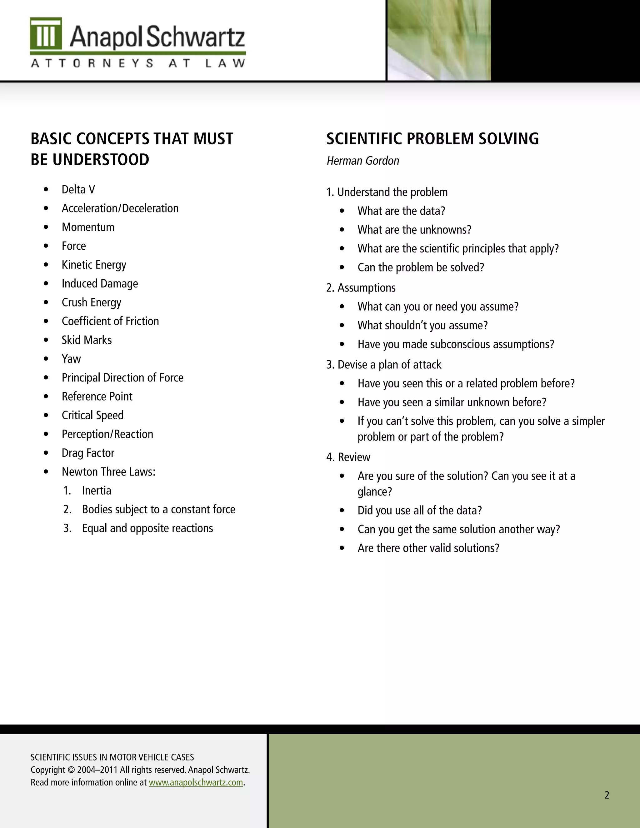 Accident reconstruction | PDF