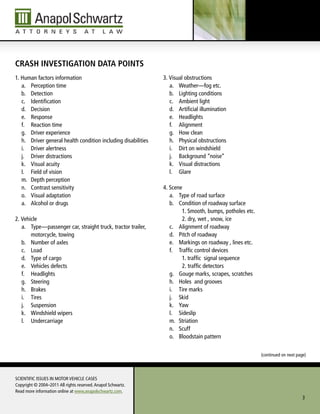 Accident reconstruction | PDF