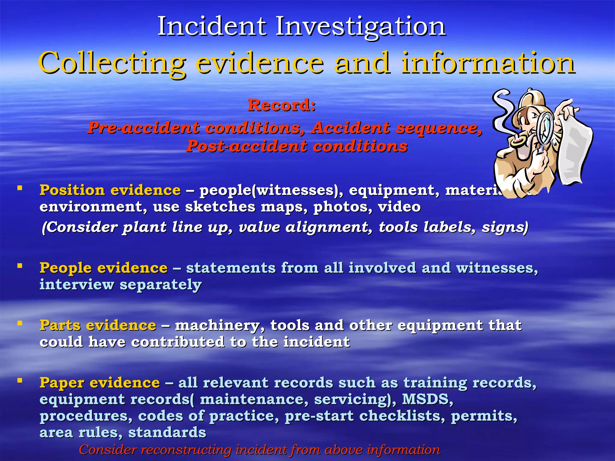 Accident reporting and investigation | PPT