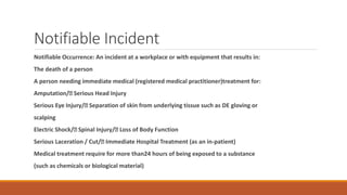 Accident reporting and investigation | PPTX