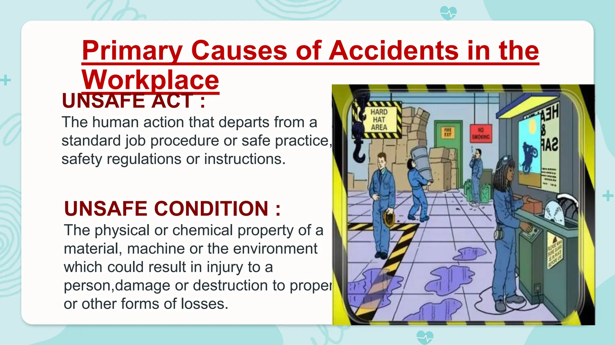 accidents awareness.pptx cause and effect | PPTX | Injuries | Diseases ...