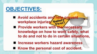 accidents awareness.pptx cause and effect | PPTX | Injuries | Diseases ...
