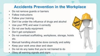 accidents awareness.pptx cause and effect | PPTX