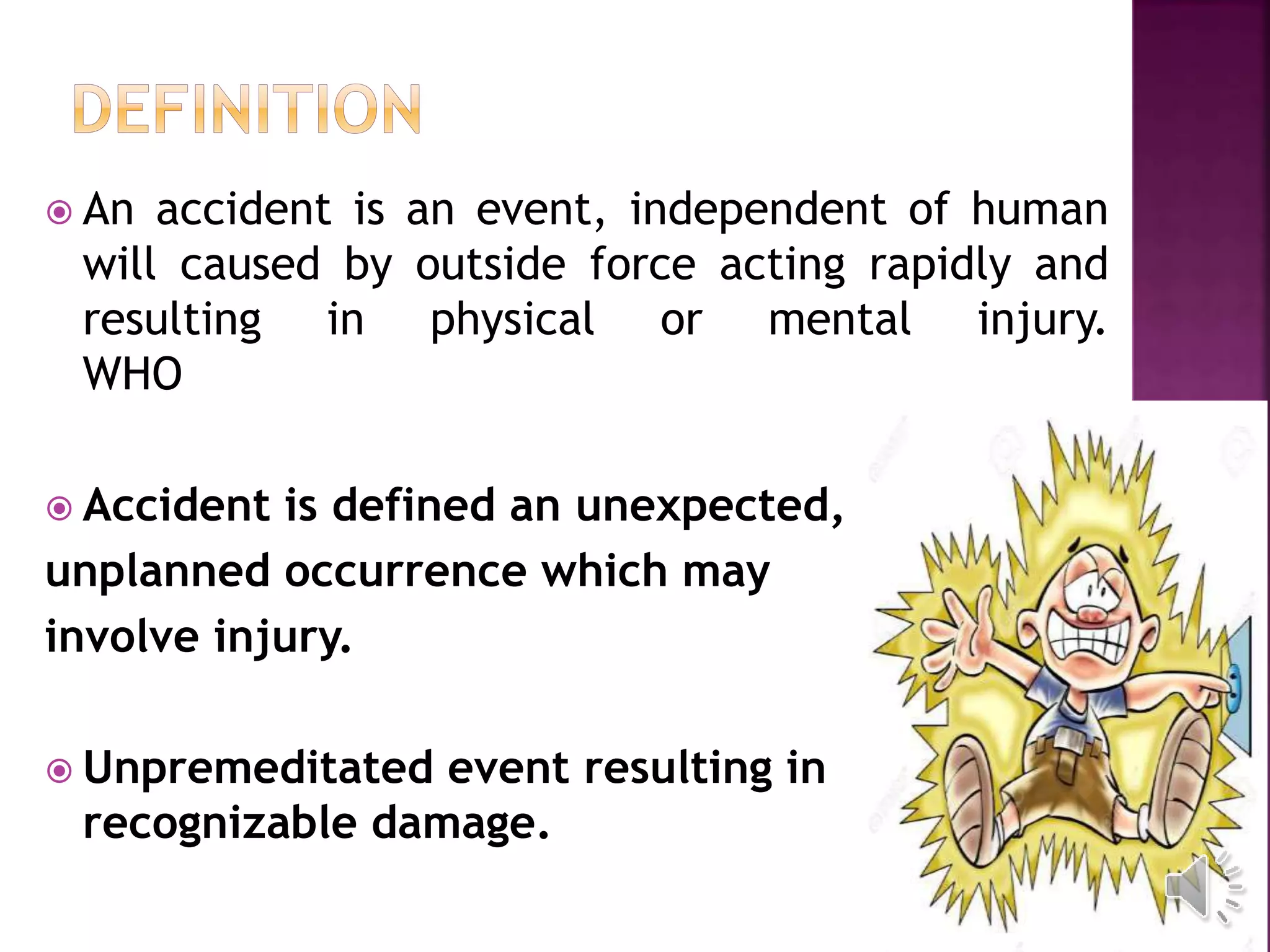 Accidents, causes and prevention | PPTX