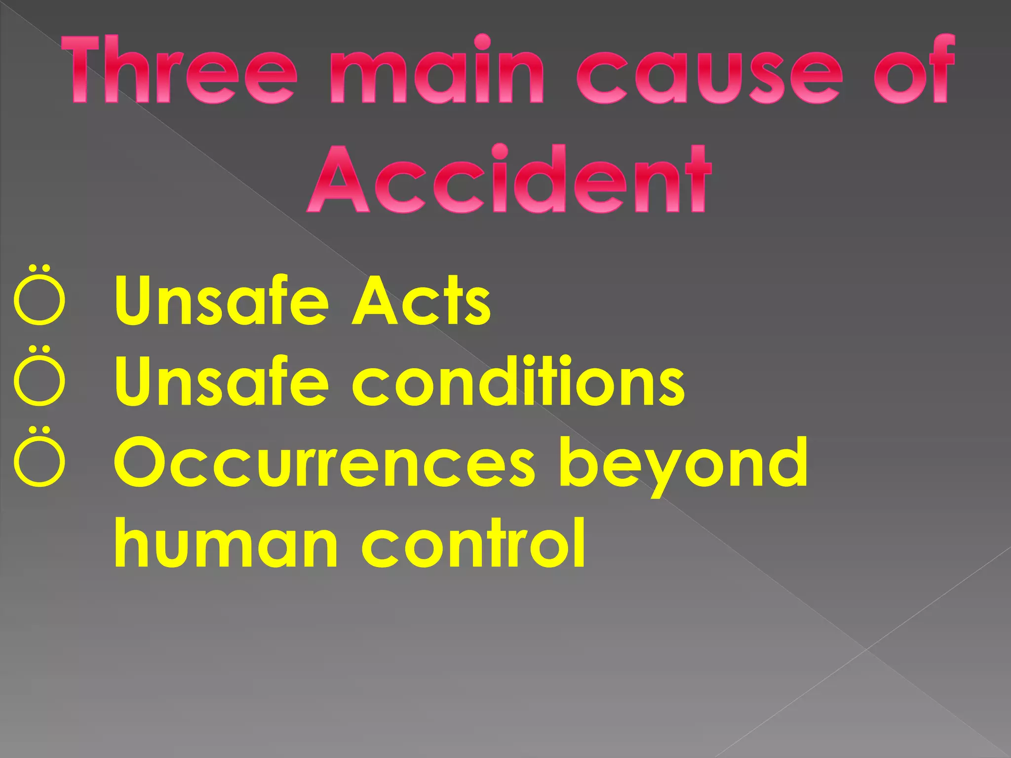 Accident sequence, human factors | PPTX