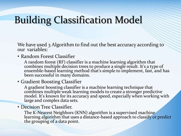 Machine Learning For Accident Severity Prediction Ppt