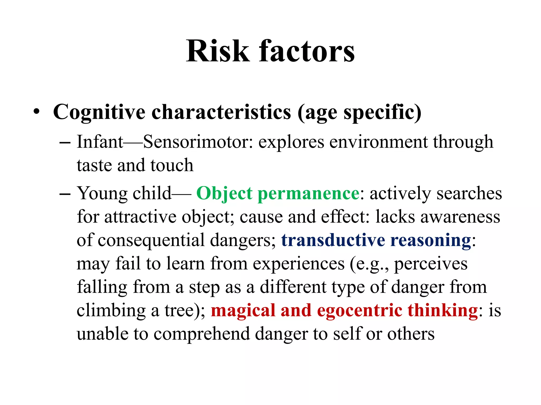 Accidents in children | PPTX