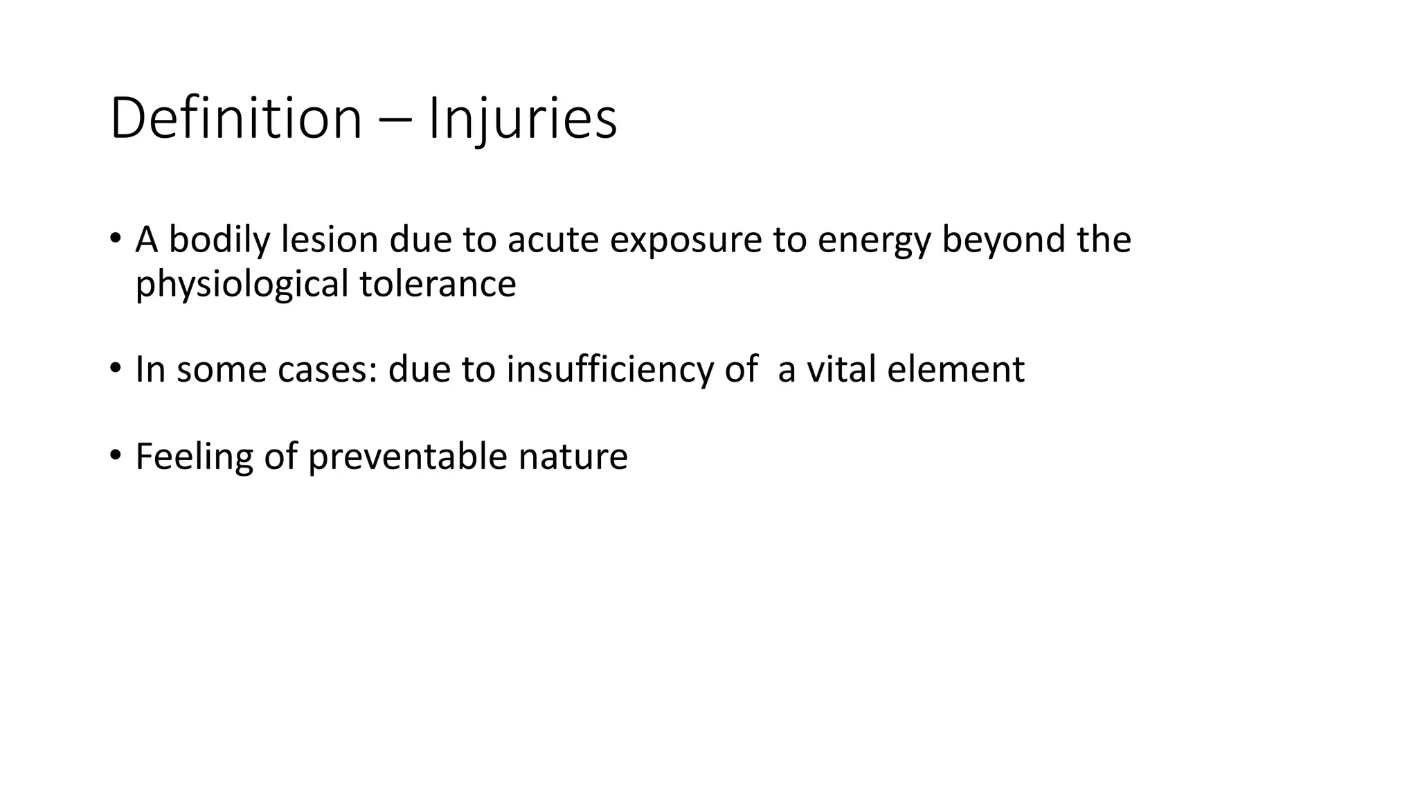 Accidents & Injuries | PDF