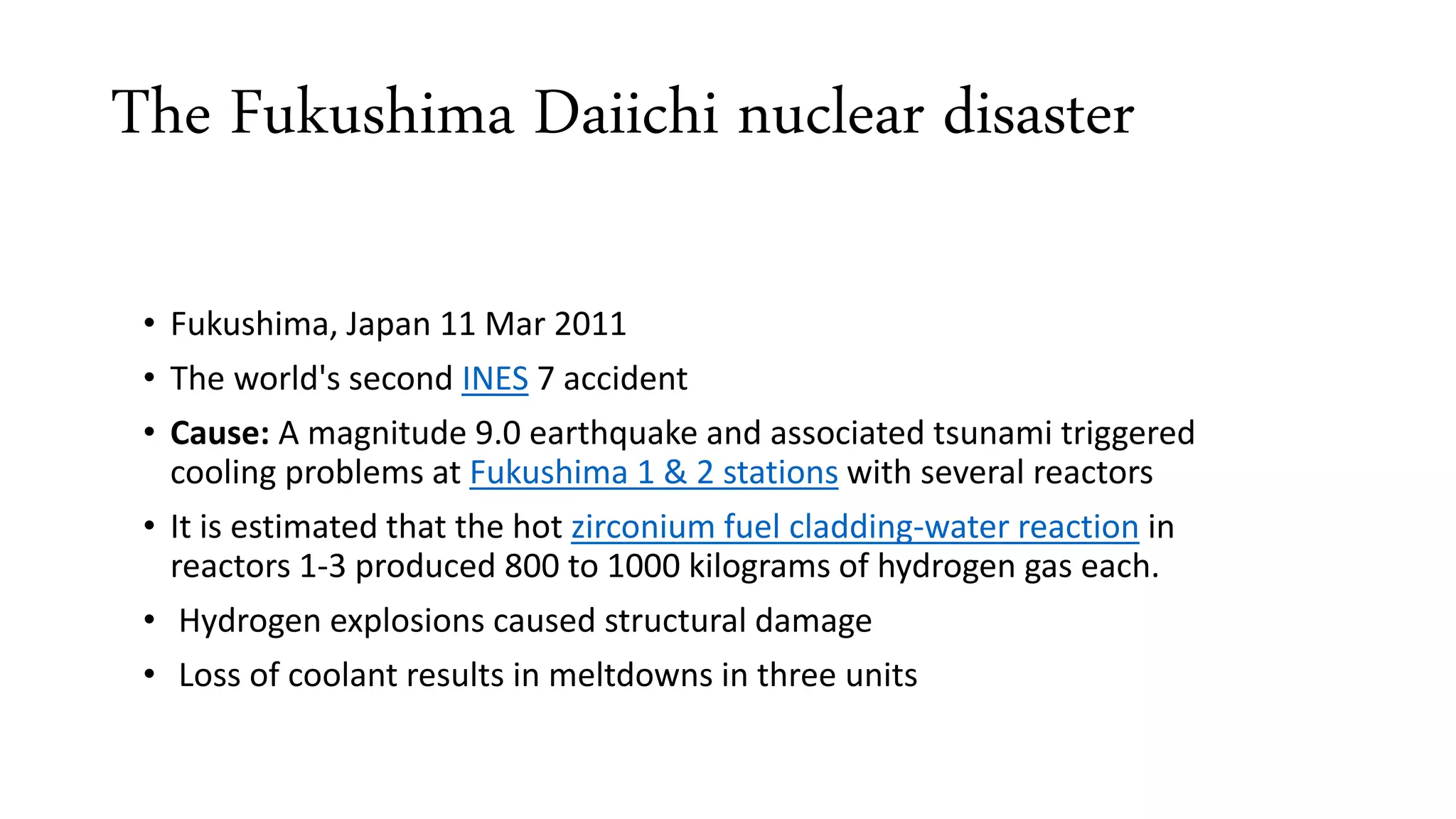 Accidents in nuclear power plants | PPTX