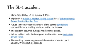 Accidents in nuclear power plants | PPTX
