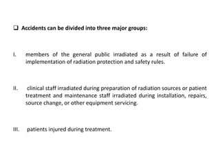 Accidents in Radiotherapy | PPTX