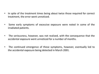 Accidents in Radiotherapy | PPTX