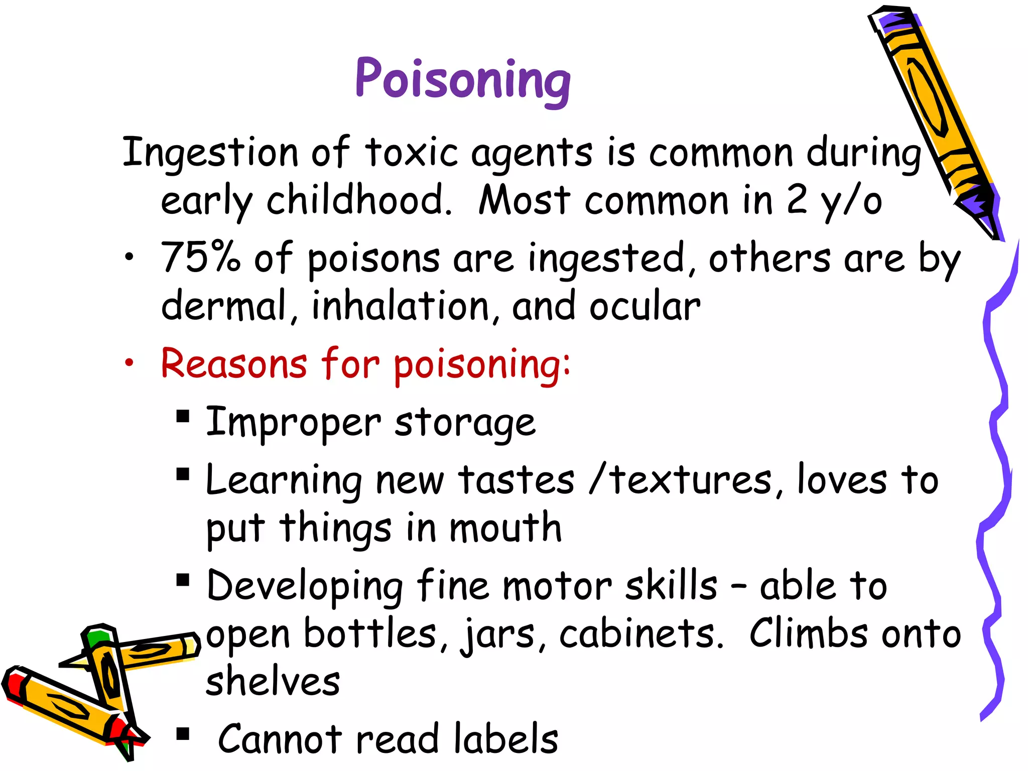 Accidents poisons pp safety prevention | PPT