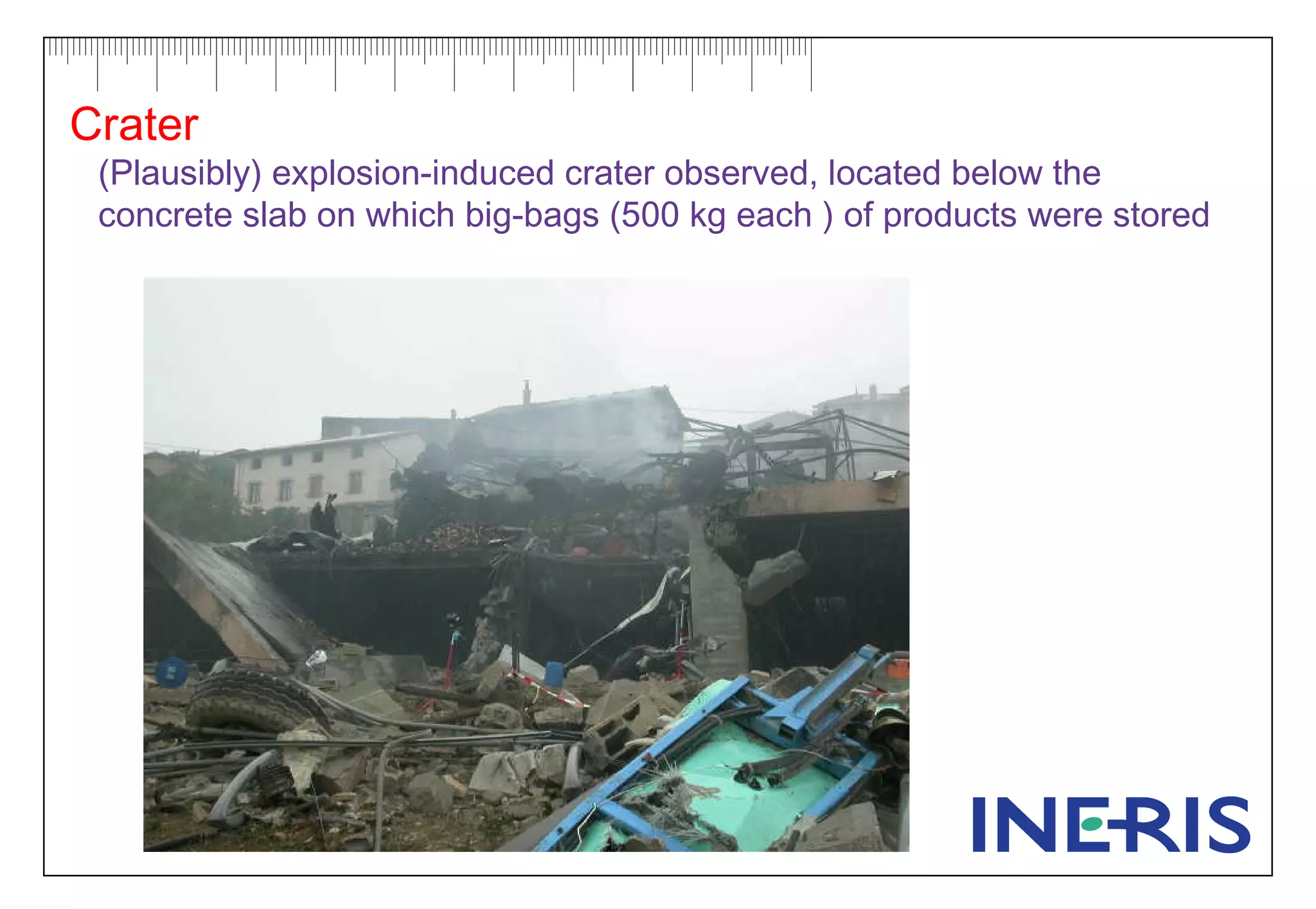 Fire & Ammonium Nitrate Explosion in Saint-Romain-en-Jarez, France 2003 ...