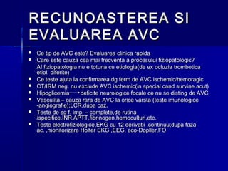 Accident vascular cerebral curs nr 2 | PPT
