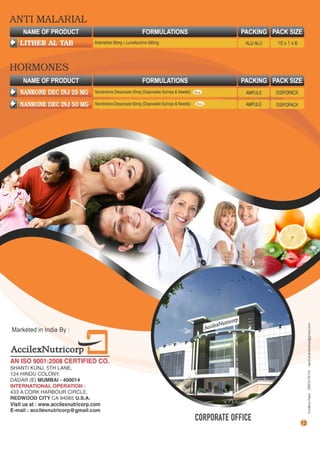 Accilex nutricorp | PDF