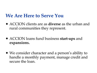 ACCION AZ Presentation 11-09 | PPT