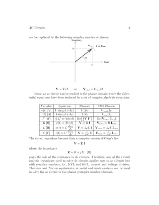 Ac circuits | PDF | Computer Networking | Computing