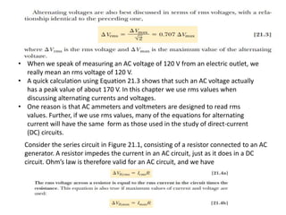 Ac circuits | PPTX