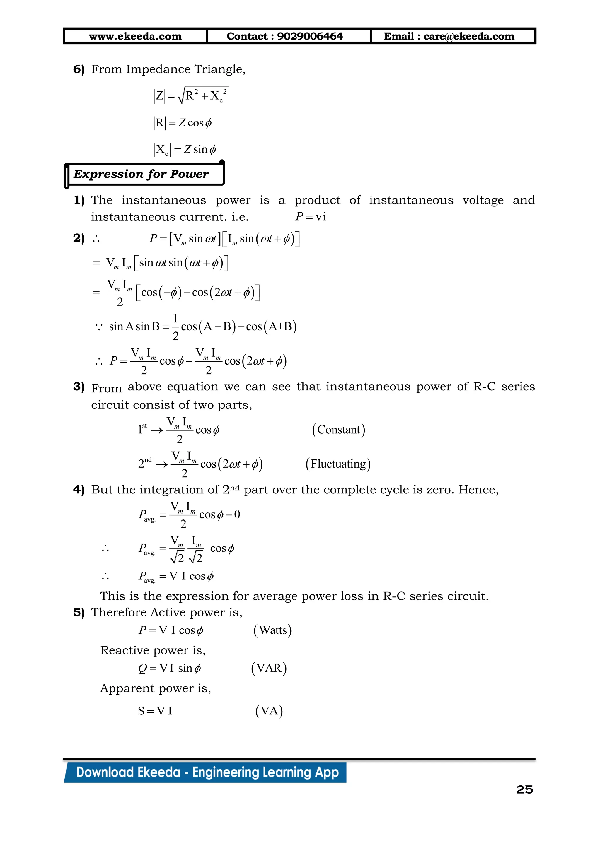 Ac circuits | PDF