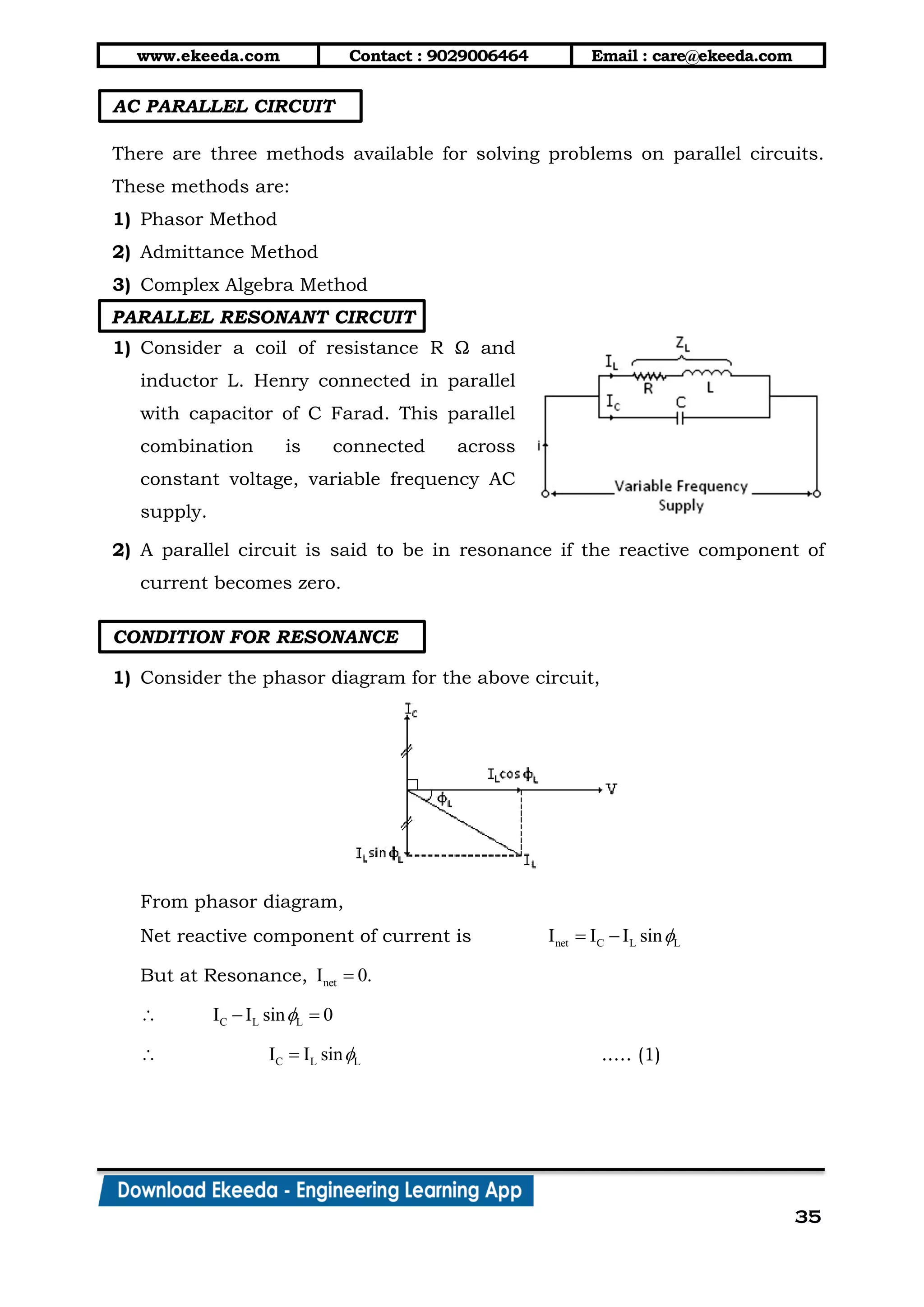 Ac circuits | PDF