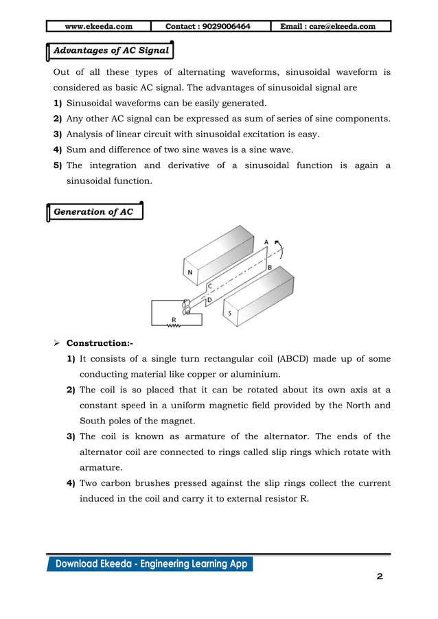 Ac circuits | PDF