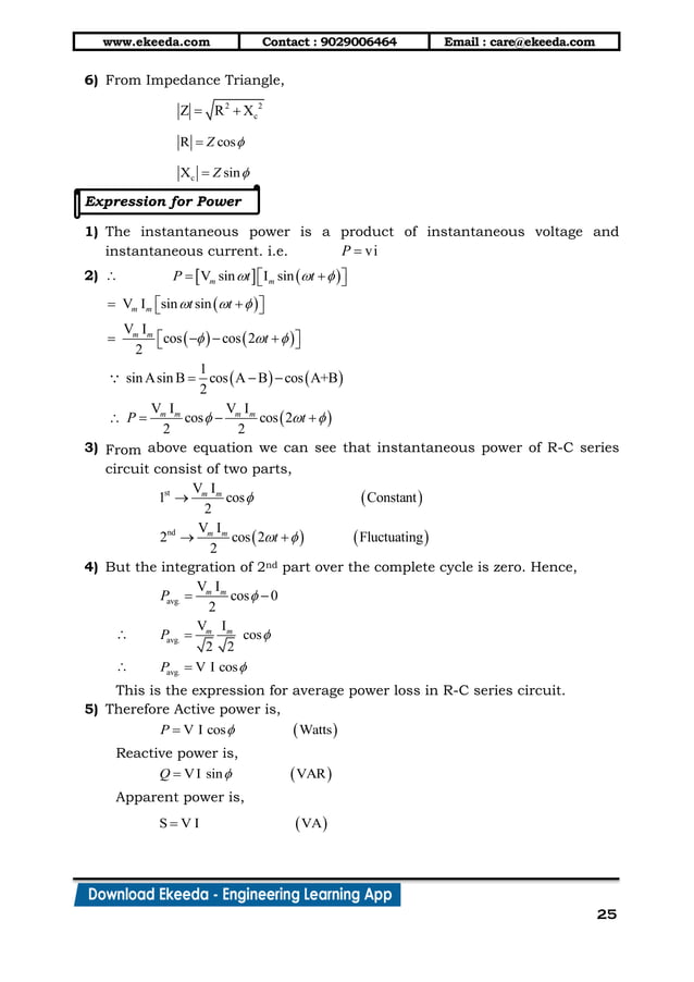 Ac circuits | PDF