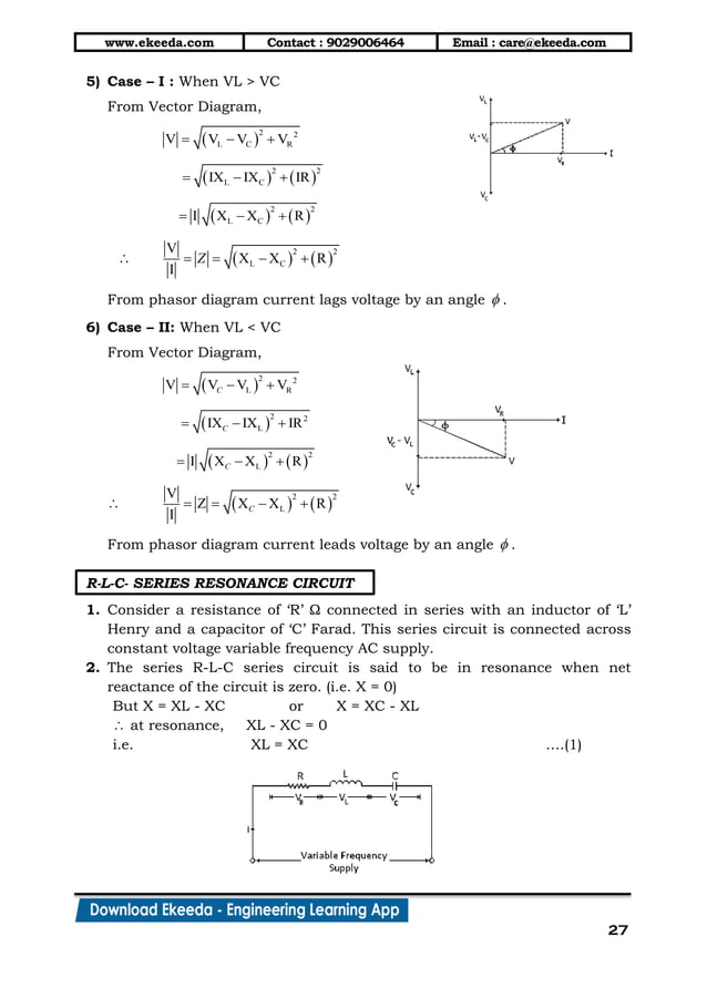Ac circuits | PDF