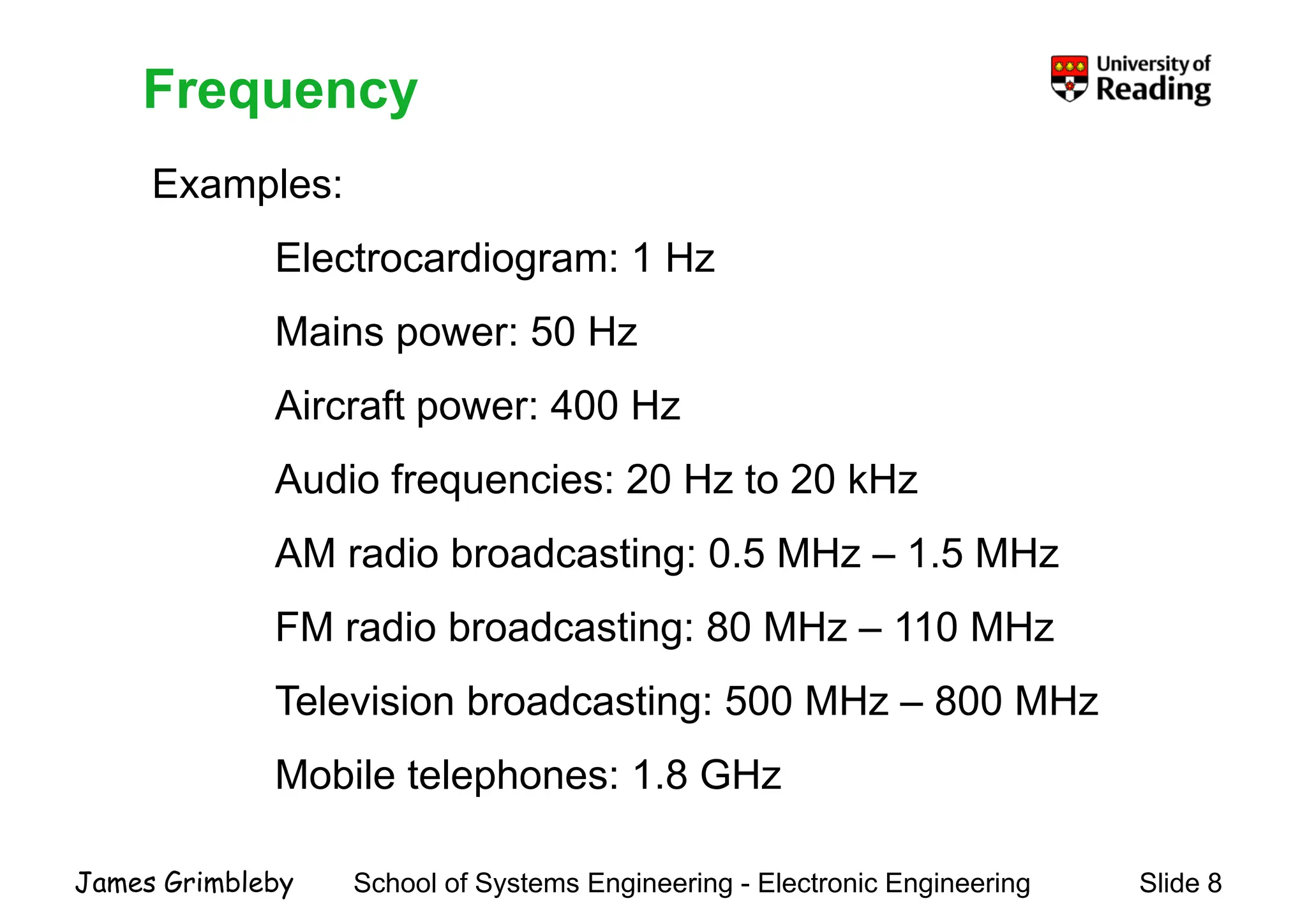 AC circuits description with different signal | PPT