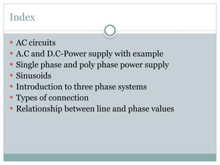 AC circuits, resistor, inductor, capacitor | PPTX
