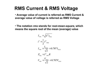 AC Circuits.ppt presentation on the topic RLC circuit | PPT