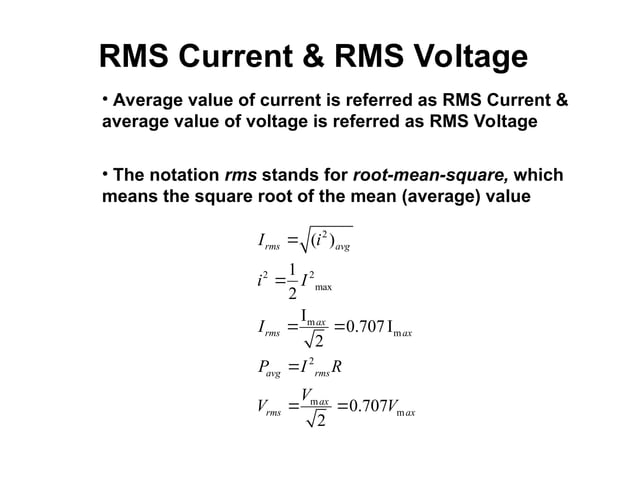 AC Circuits.ppt presentation on the topic RLC circuit | PPT