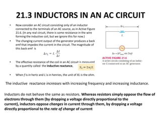 Ac circuits 15 april 2013(1) | PPTX