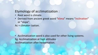 Acclimatization of plantlets | PPTX