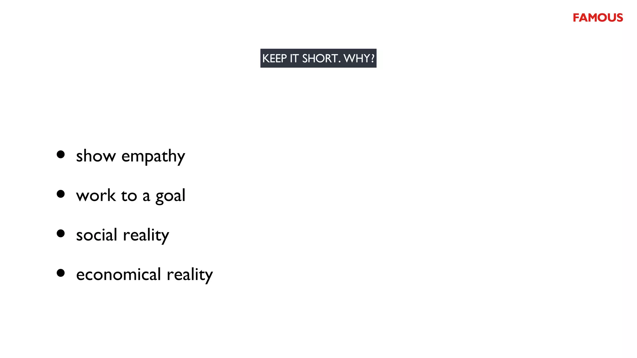 Keep it short! | PPT