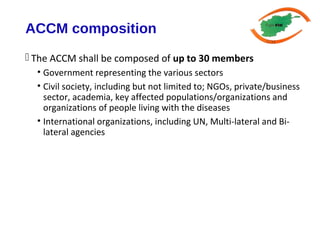 ACCM Governance Structure | PPT | Non-Profit Organizations | Industries