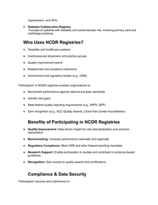 ACC NCDR Registry A Guide to the American College of Cardiology's Data ...