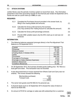 Accn gr11 qp (eng) nov2013 | PDF