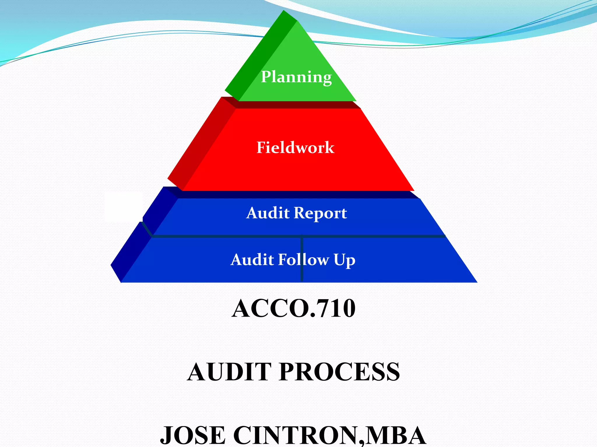 Audit Process, Audit Procedures, Audit Planning, Auditing | PPTX