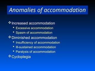 Clinical Overview of Anomalies of Accommodation: Diagnosis, Types, and ...