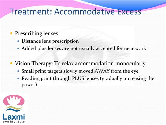 Accommodation | PPTX | Eye and Vision Conditions | Diseases and Conditions